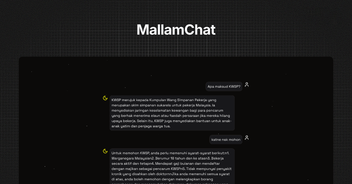 MaLLaM Chat
